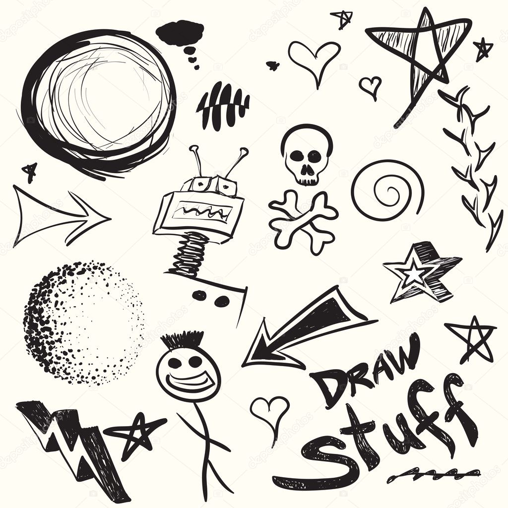Doodles Collection Stock Illustration by ©ArenaCreative #32208541