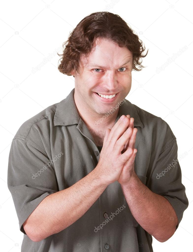 Man with Evil Grin Stock Photo by ©creatista 20078387