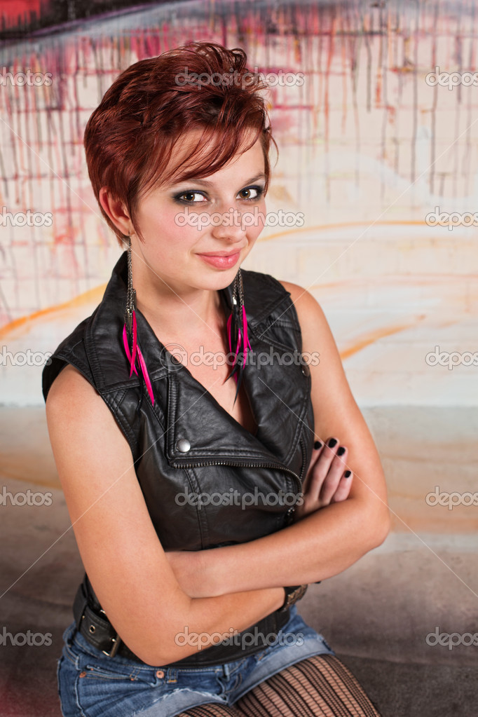 Cheerful Young Woman — Stock Photo © creatista #28675253 Cheerful Young Woman — Stock Photo © creatista #28675253