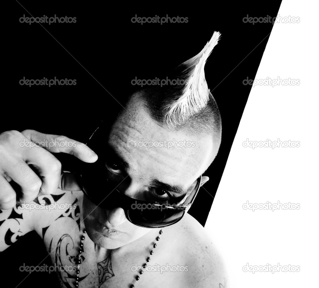 Man with a Mohawk Stock Photo by ©creatista 39622541
