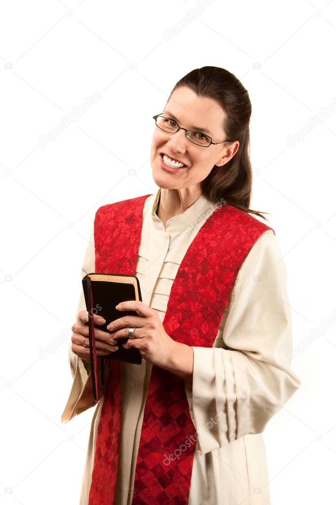 Female Pastor Stock Photo by ©creatista 40109171