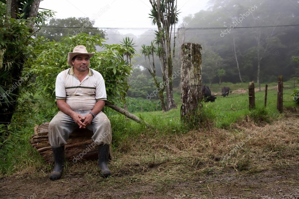 Campesino costarricense: fotografía de stock © creatista #40318927 ...