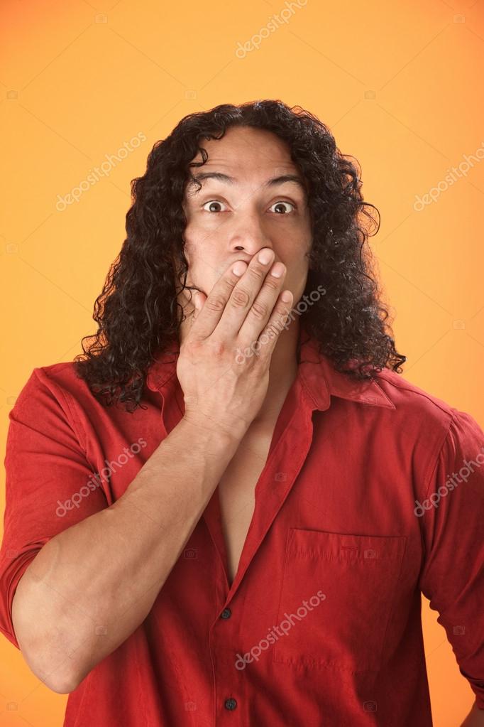 Shocked Man — Stock Photo © creatista #40384357
