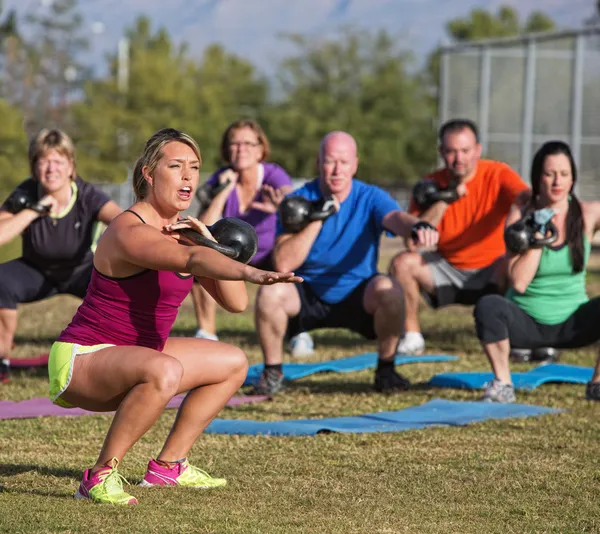 Boot Camp Fitness Trainer Yelling - Stock Image - Everypixel
