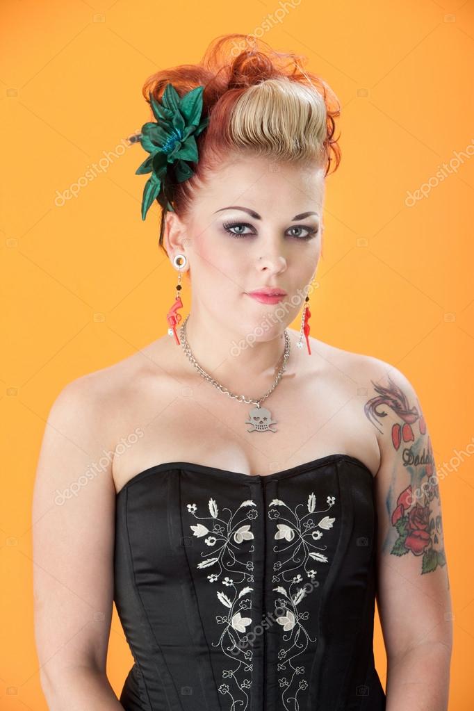 Woman with Slight Grin — Stock Photo © creatista #40622407