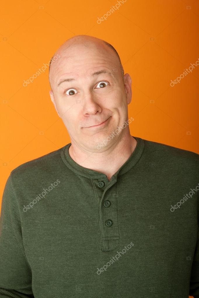 Bemused Middle-Aged Man — Stock Photo © creatista #40630357