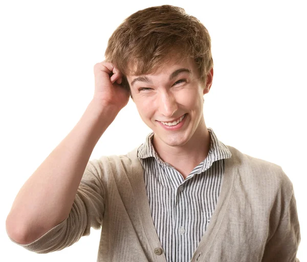 Angry Man Clawing His Face — Stock Photo © creatista #16944041