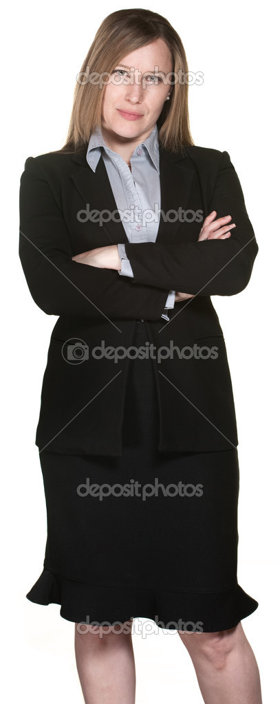 Business Woman With Folded Arms Stock Photo by ©creatista 40943903