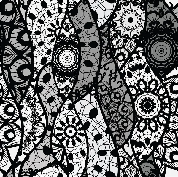 Lace vector fabric seamless pattern with flowers — Stock Vector ... Lace vector fabric seamless pattern with flowers — Stock Vector ...