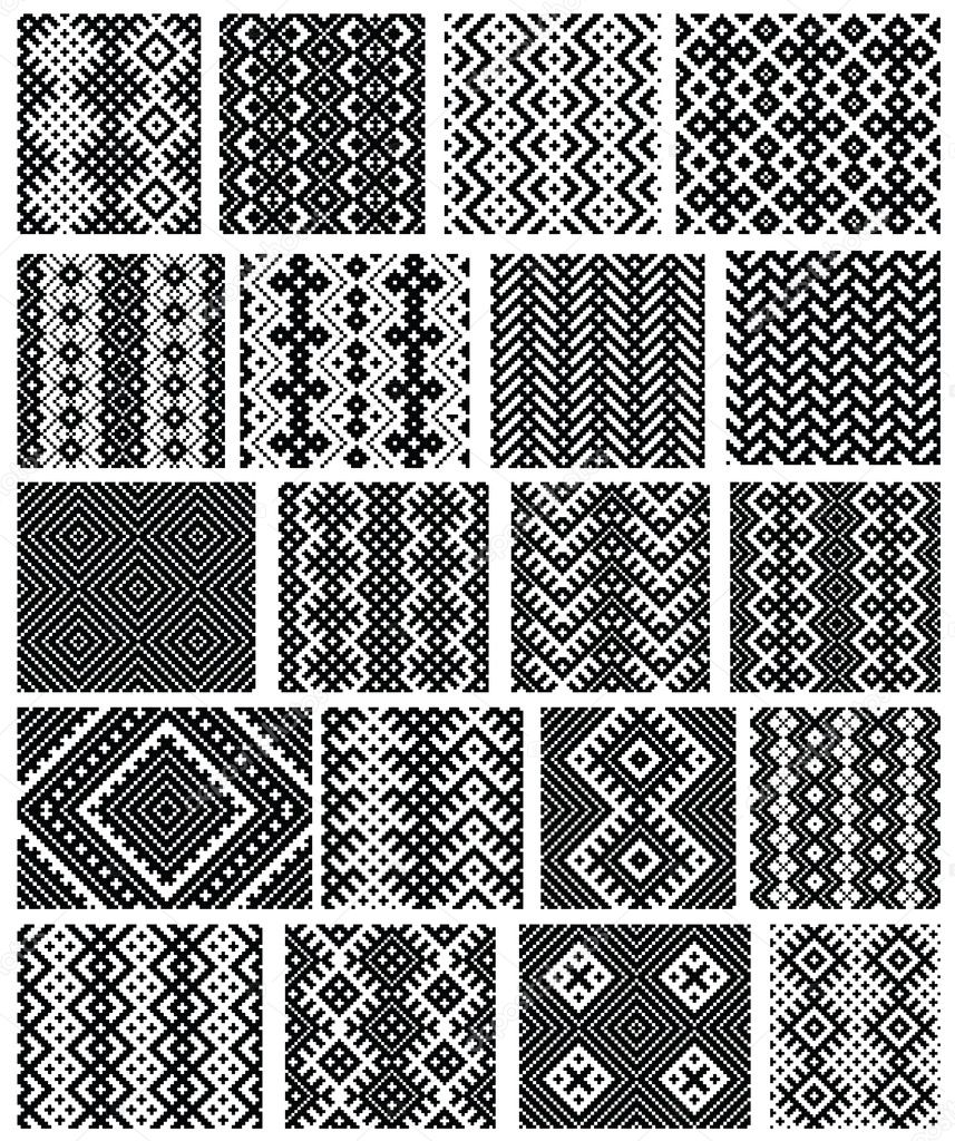 Black And White Simple Elegant Patterns