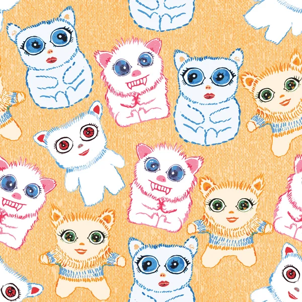 Cool cute creatures. — Stock Vector © comotom0 #25744501