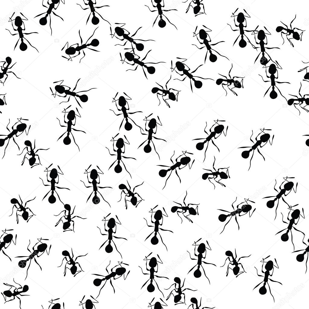 Ant vector seamless pattern — Stock Vector © comotom0 #31677639