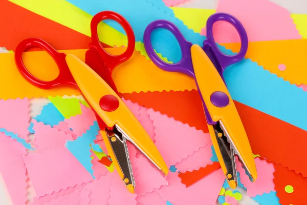 Colourful scissors and crayons Stock Photo by ©jirkaejc 2227629