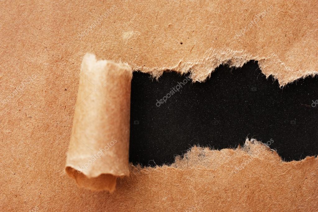 Fondo de papel kraft roto: fotografía de stock © belchonock #19502895 ...