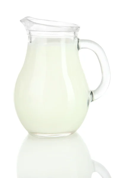 Pitcher of milk isolated on white Stock Photo by ©belchonock 24528865