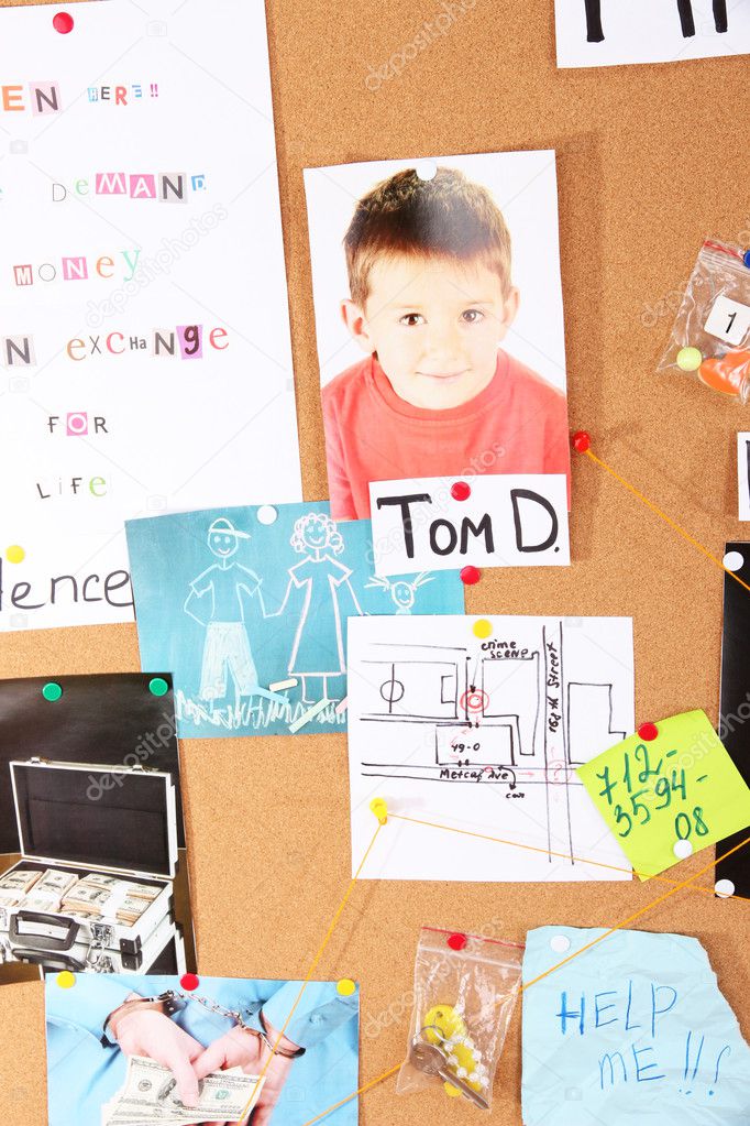 Investigating case into missing children Stock Photo by ©belchonock ...