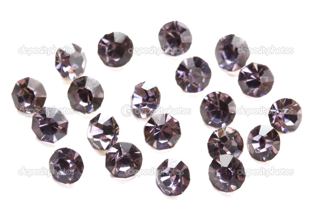 Beautiful gem stones, isolated on white Stock Photo by ©belchonock 24455819