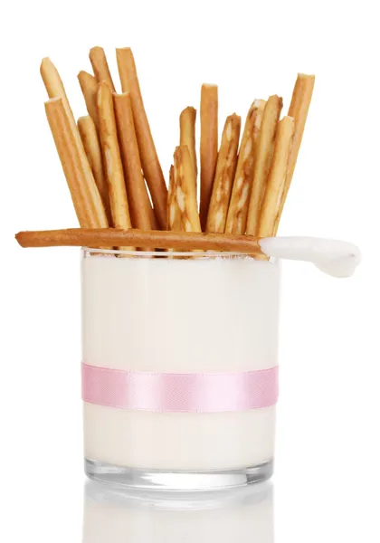 French fries falling into packaging — Stock Photo © przemekklos #9353089