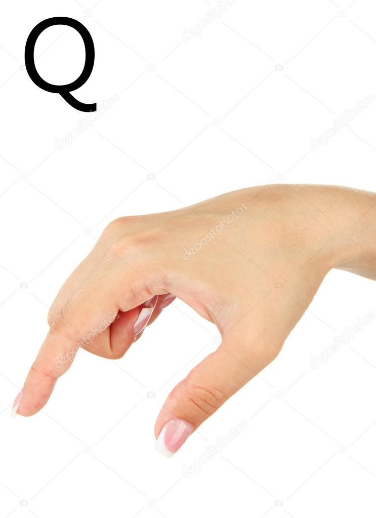 Q In Sign Language Image