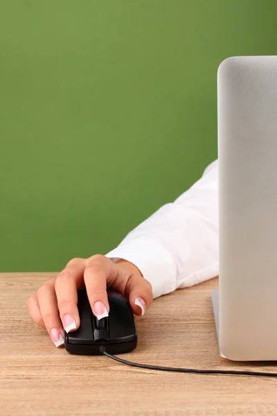 Woman computer mouse Stock Photos, Royalty Free Woman computer mouse ...