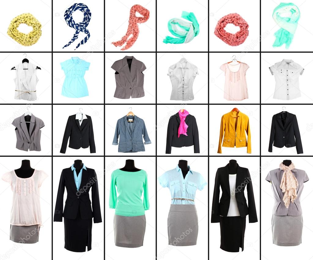 collage de ropa moderna — Foto de stock © belchonock #31717189