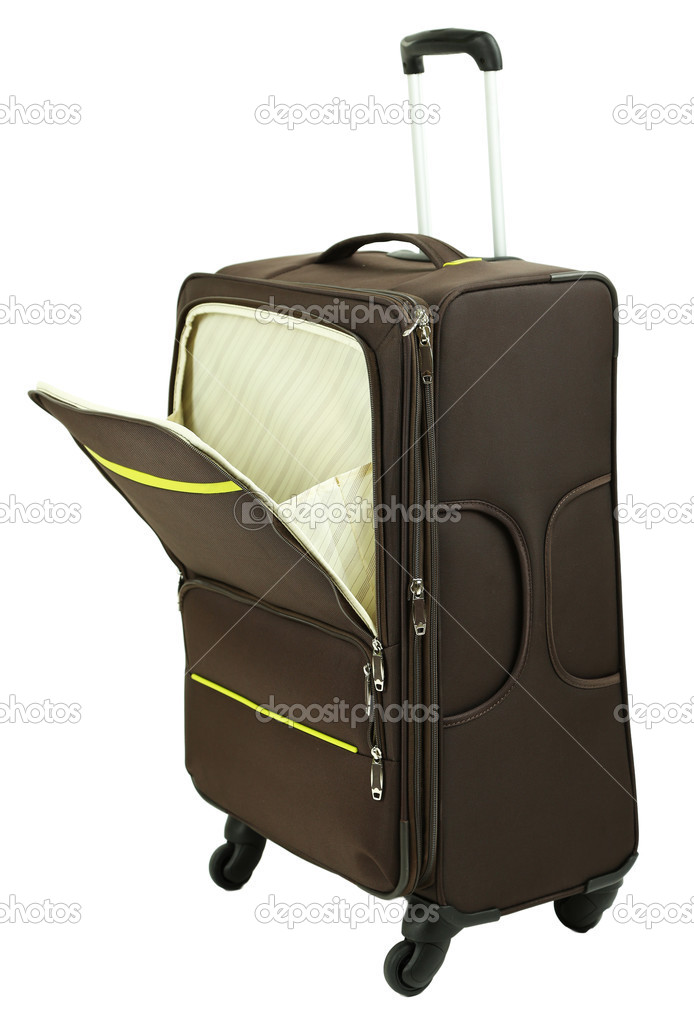 maleta aislada en blanco 2022