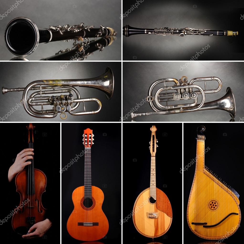 Fotos de Collage de instrumentos musicales - Imagen de © belchonock ...
