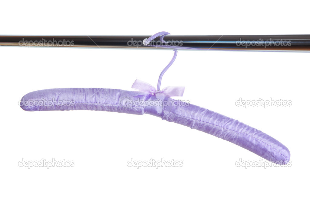 Beautiful hanger isolated on white — Stock Photo © belchonock #35023091