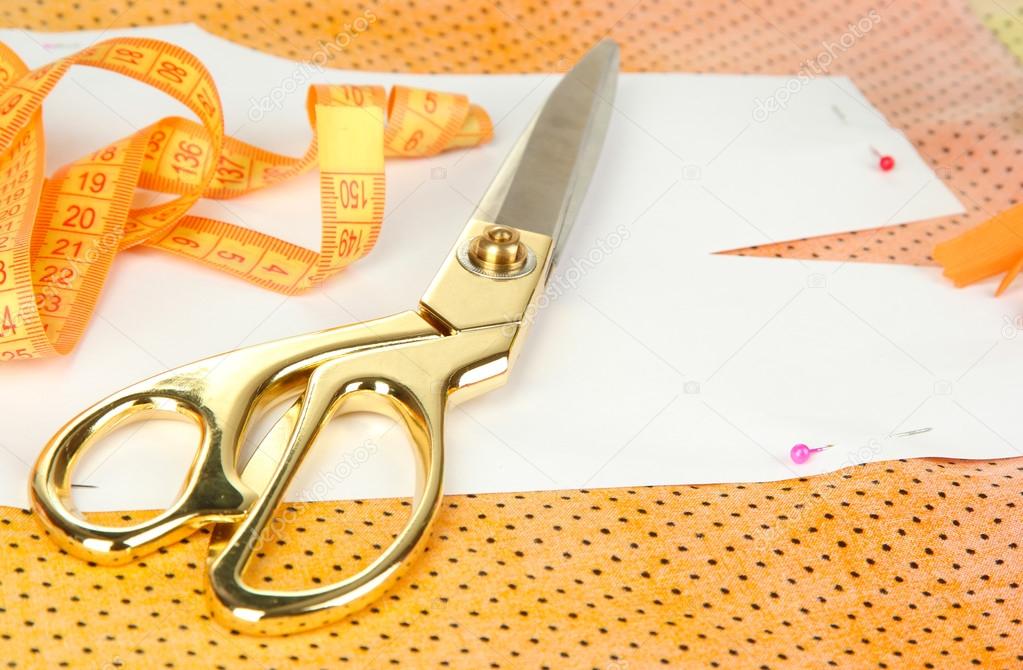 Sewing tools fashion design Stock Photo by ©belchonock 35696859