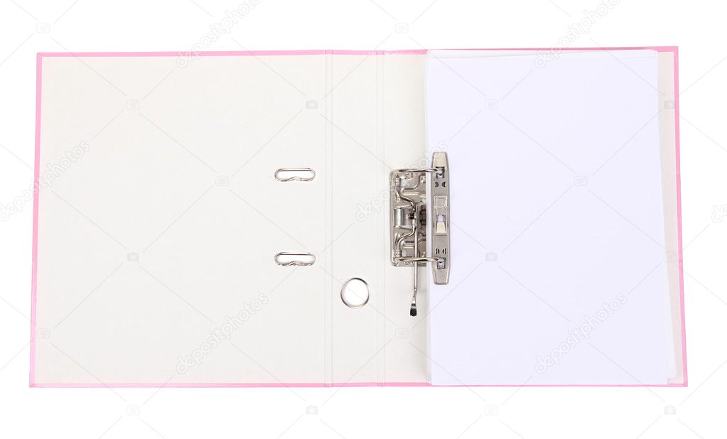 Open file folder isolated on white Stock Photo by ©belchonock 36575433