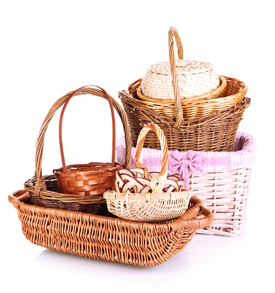 Baskets of different color Stock Photos, Royalty Free Baskets of ...