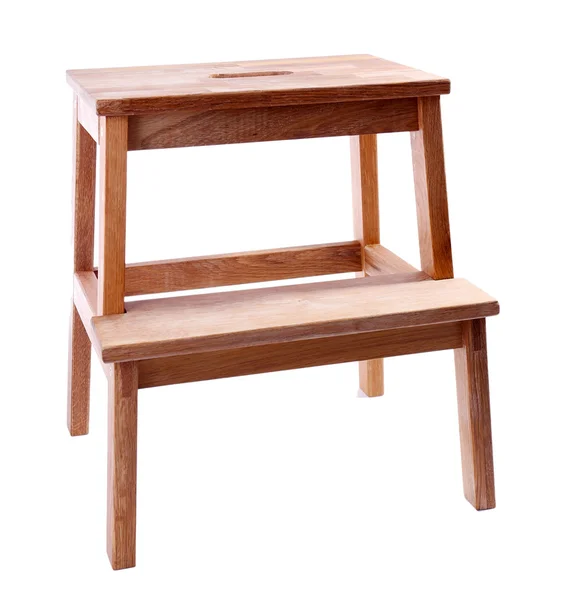 Small wooden ladder, isolated on white Stock Photo by ©belchonock 39505895