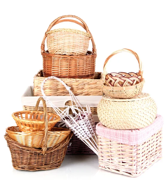 Baskets of different color Stock Photos, Royalty Free Baskets of ...