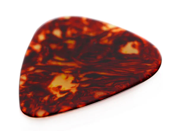 Brown guitar plectrum — Stock Photo © mr_Brightside #1600706