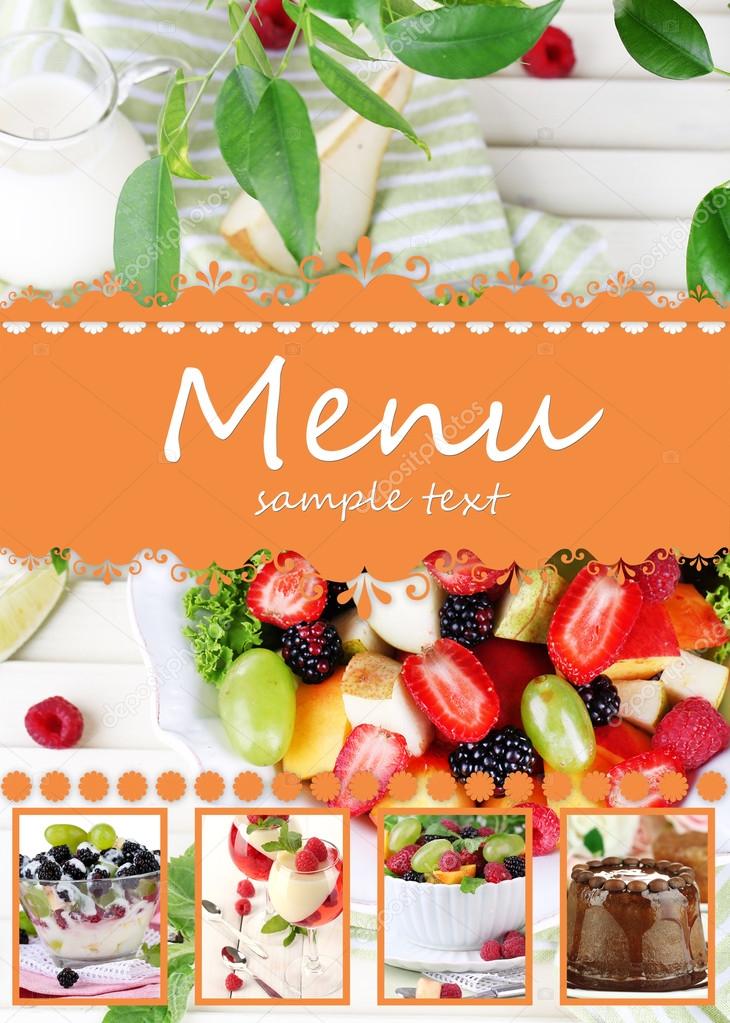 Restaurant menu — Stock Photo © belchonock #39907851