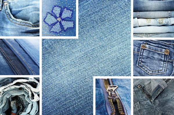 Jeans collage — Stock Photo © belchonock #41232691