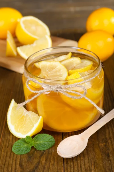 Lemonade in a jar — Stock Photo © mephi55to #12589650