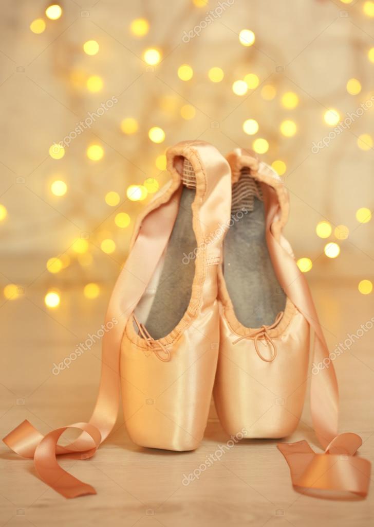 Colorful Pointe Shoes Background