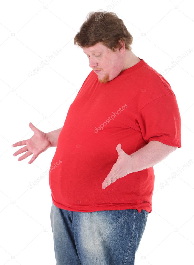 Fat man Stock Photo by ©belchonock 46445911