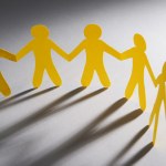 Paper little men holding hands Stock Photo by ©voronin-76 2562123