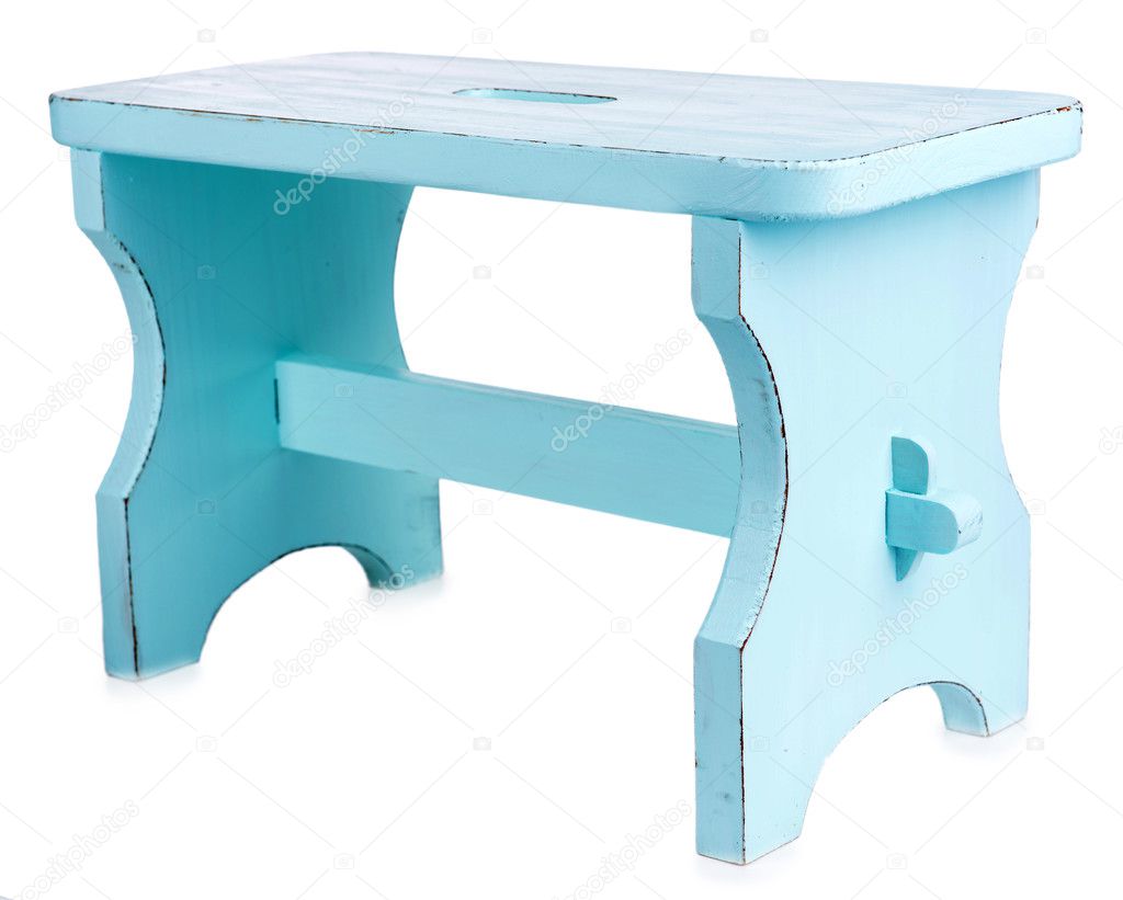 Wooden stool — Stock Photo © belchonock #49138607