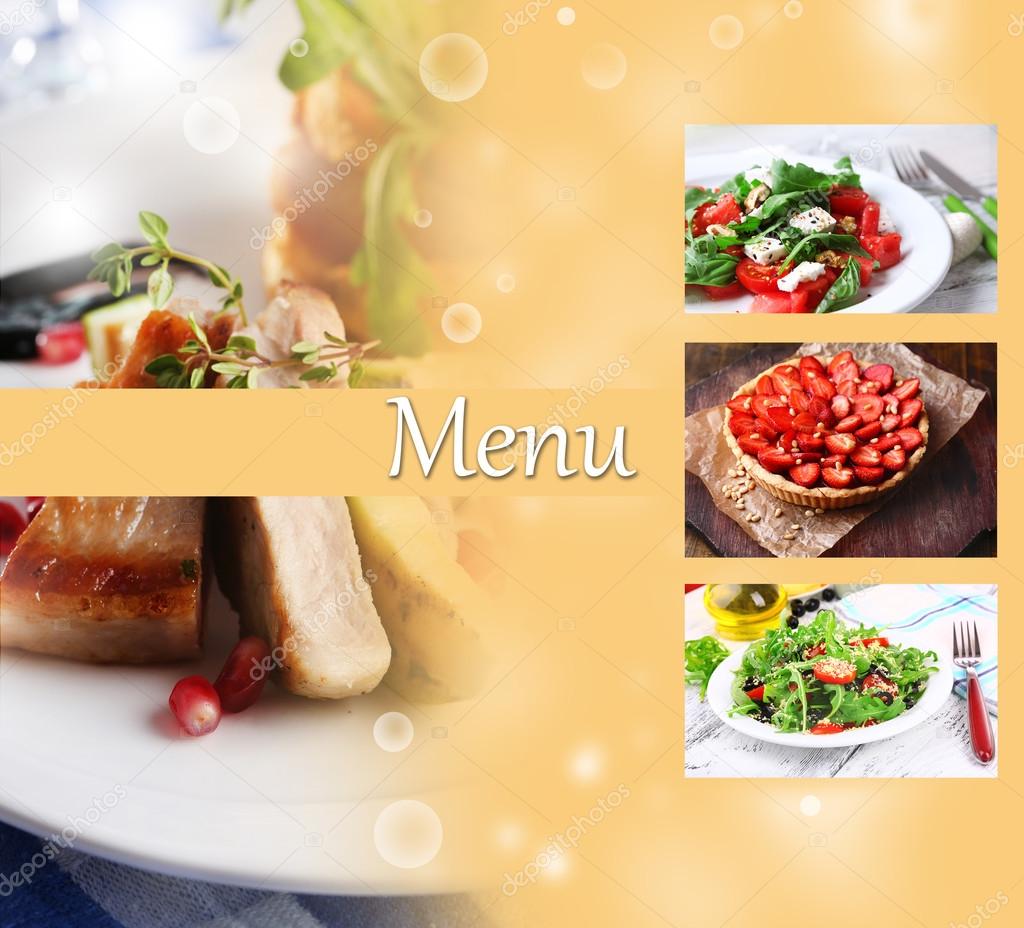 Restaurant menu — Stock Photo © belchonock #50424765