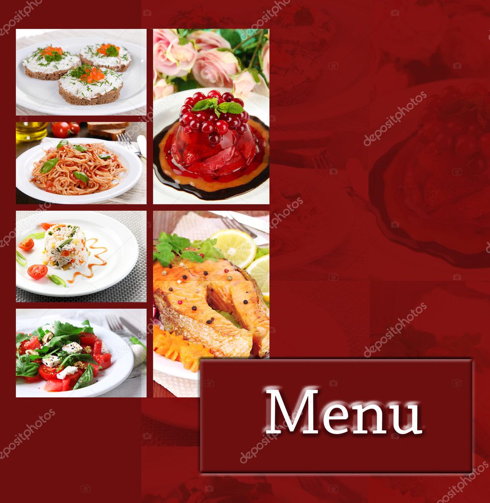 Restaurant menu — Stock Photo © belchonock #50797993