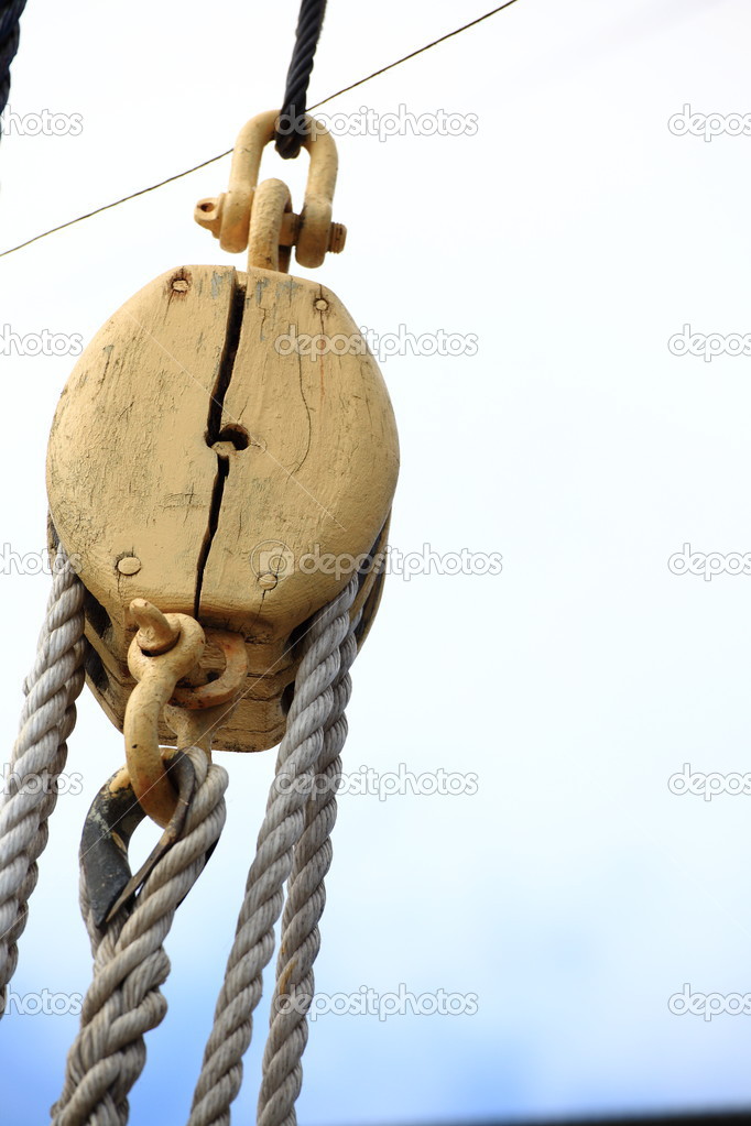 Masts and rope of sailing ship. Stock Photo by ©Anetlanda 29992537