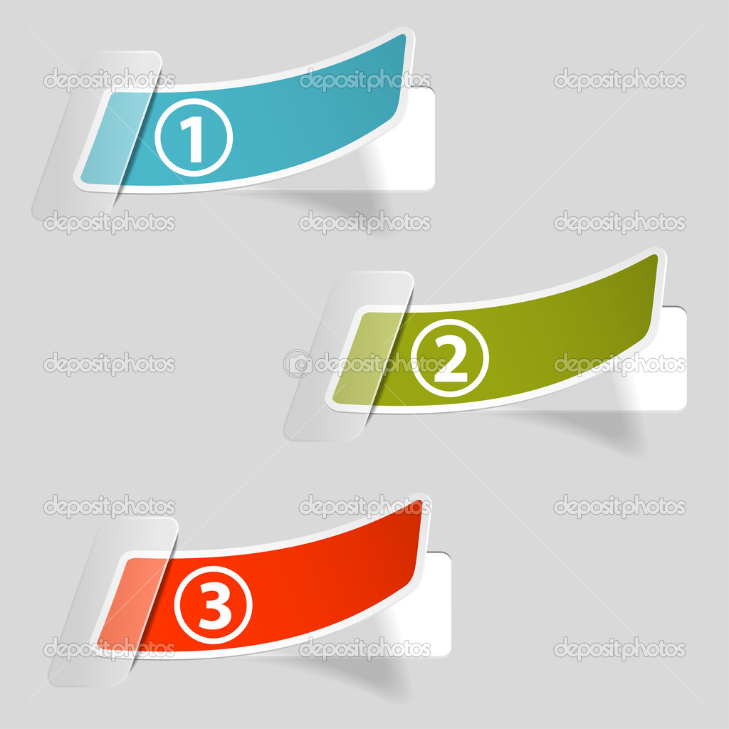 Options Sticker Labels Stock Vector by ©TAlexey 13437545
