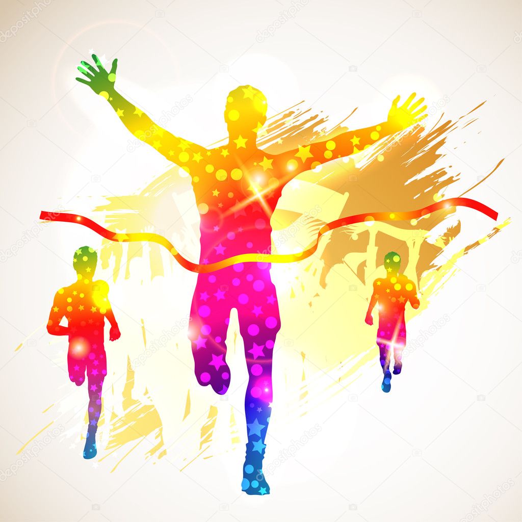 Silhouette Winner — Stock Vector © TAlexey #14423437