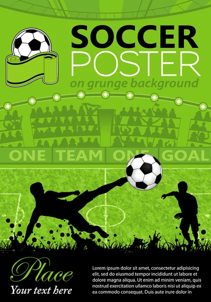 Soccer Poster — Stock Vector © TAlexey #11014742