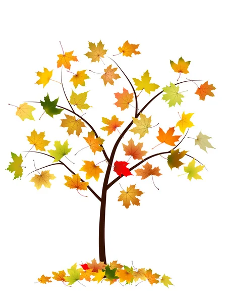Leaves Falling From Tree Clip Art