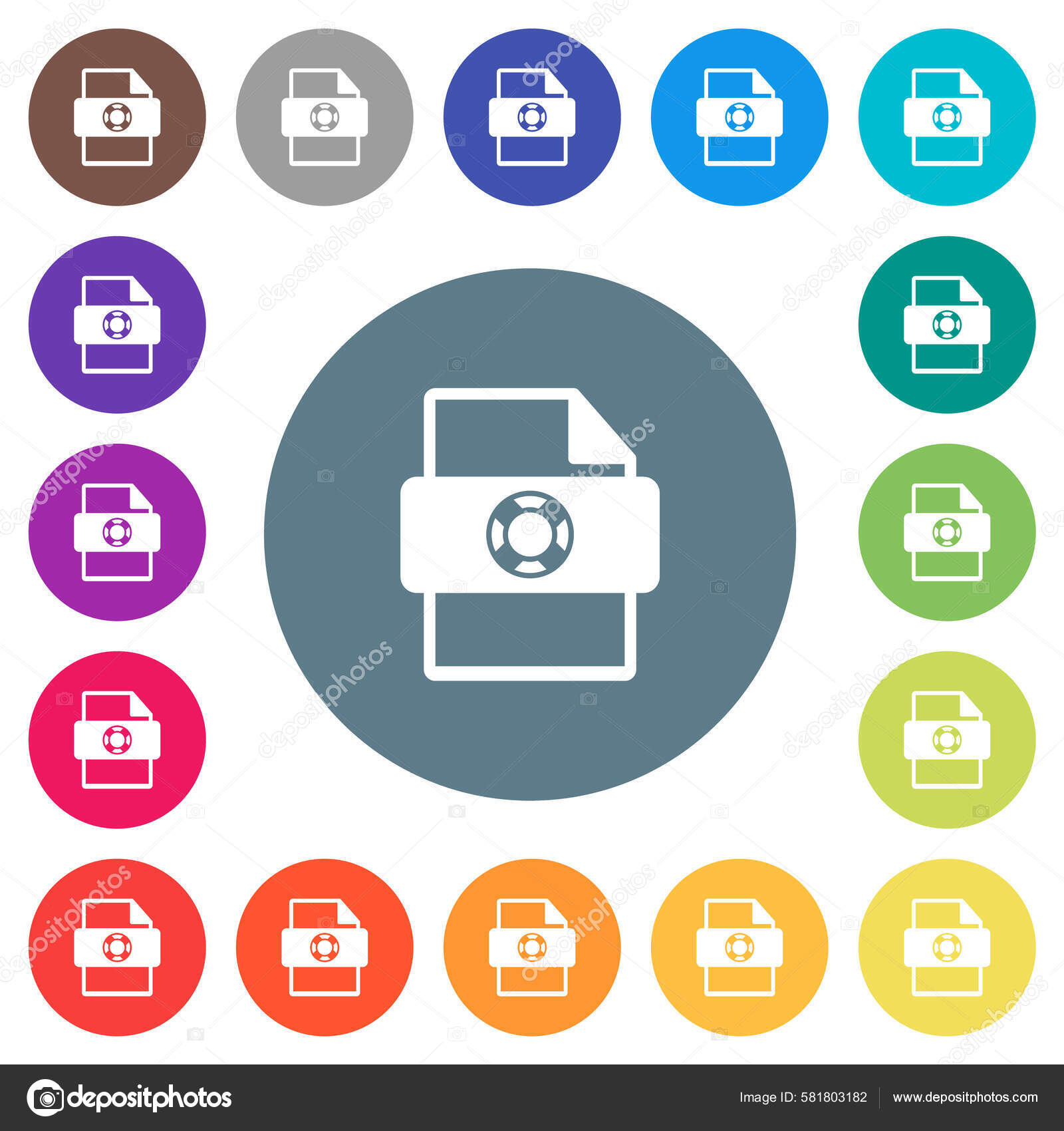 Help File Type Flat White Icons Color Backgrounds Background Color ...