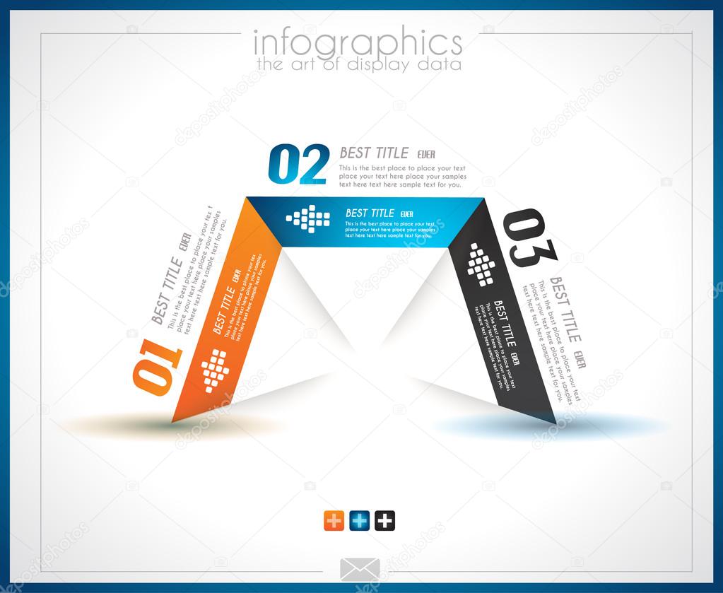 Infographic Template For Statistic Data Visualization Stock Vector